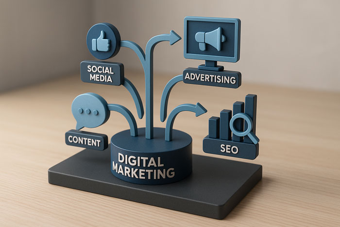 انواع مدل‌ بازاریابی دیجیتال: آشنایی با استراتژی‌های مؤثر در سال ۲۰۲۵